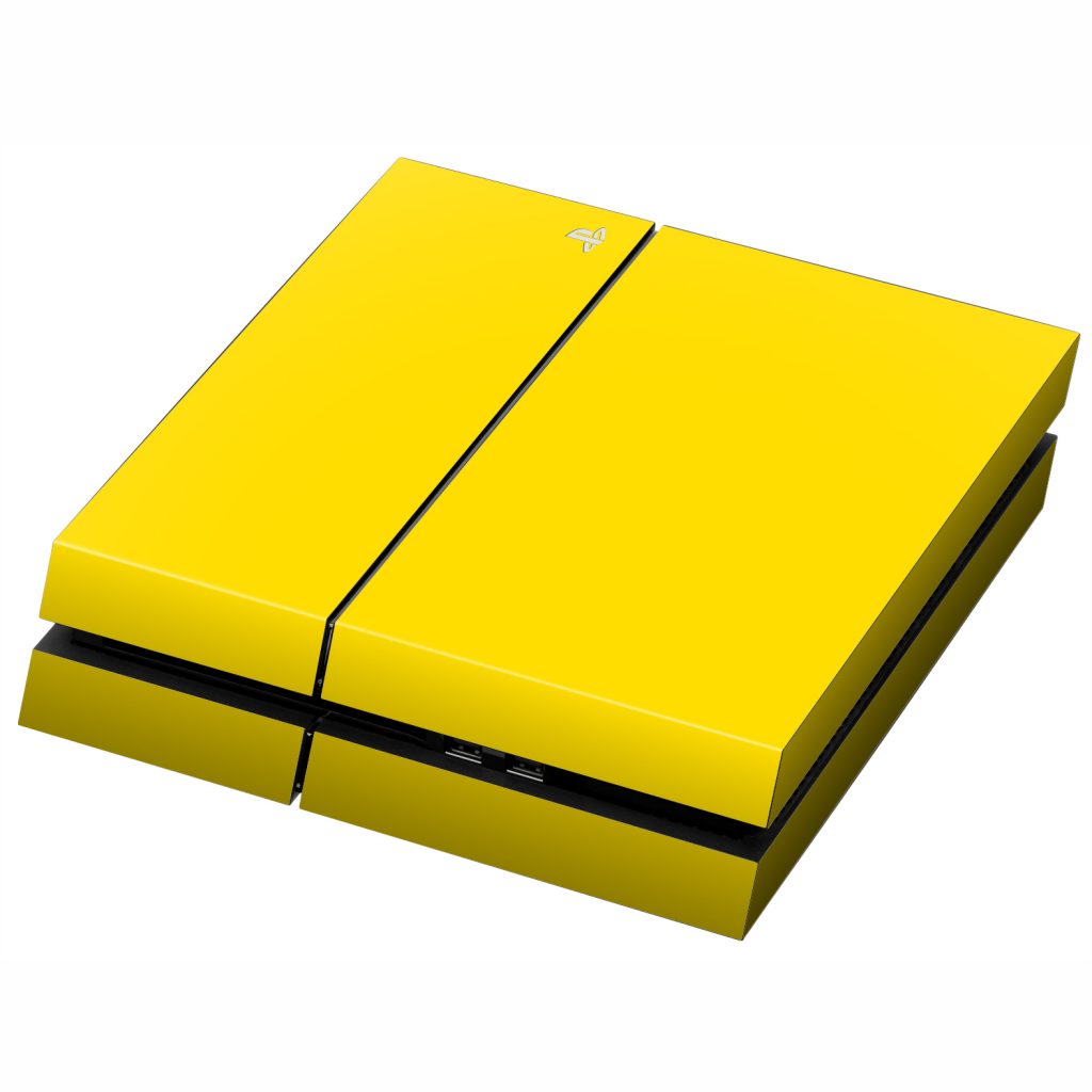 Clean Yellow SKIN ΓΙΑ ΚΟΝΣΟΛΑ PS4 - germanos.gr