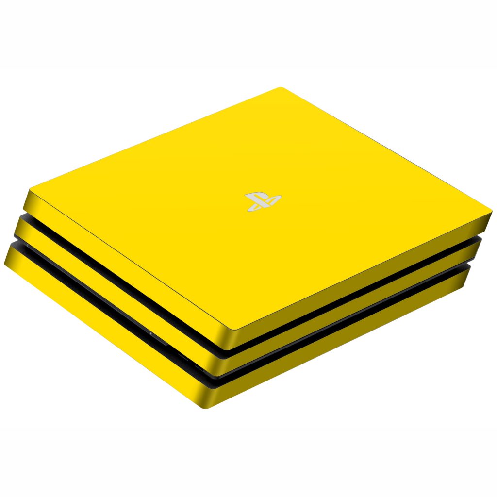 Clean Yellow SKIN ΓΙΑ ΚΟΝΣΟΛΑ PS4 Pro - germanos.gr